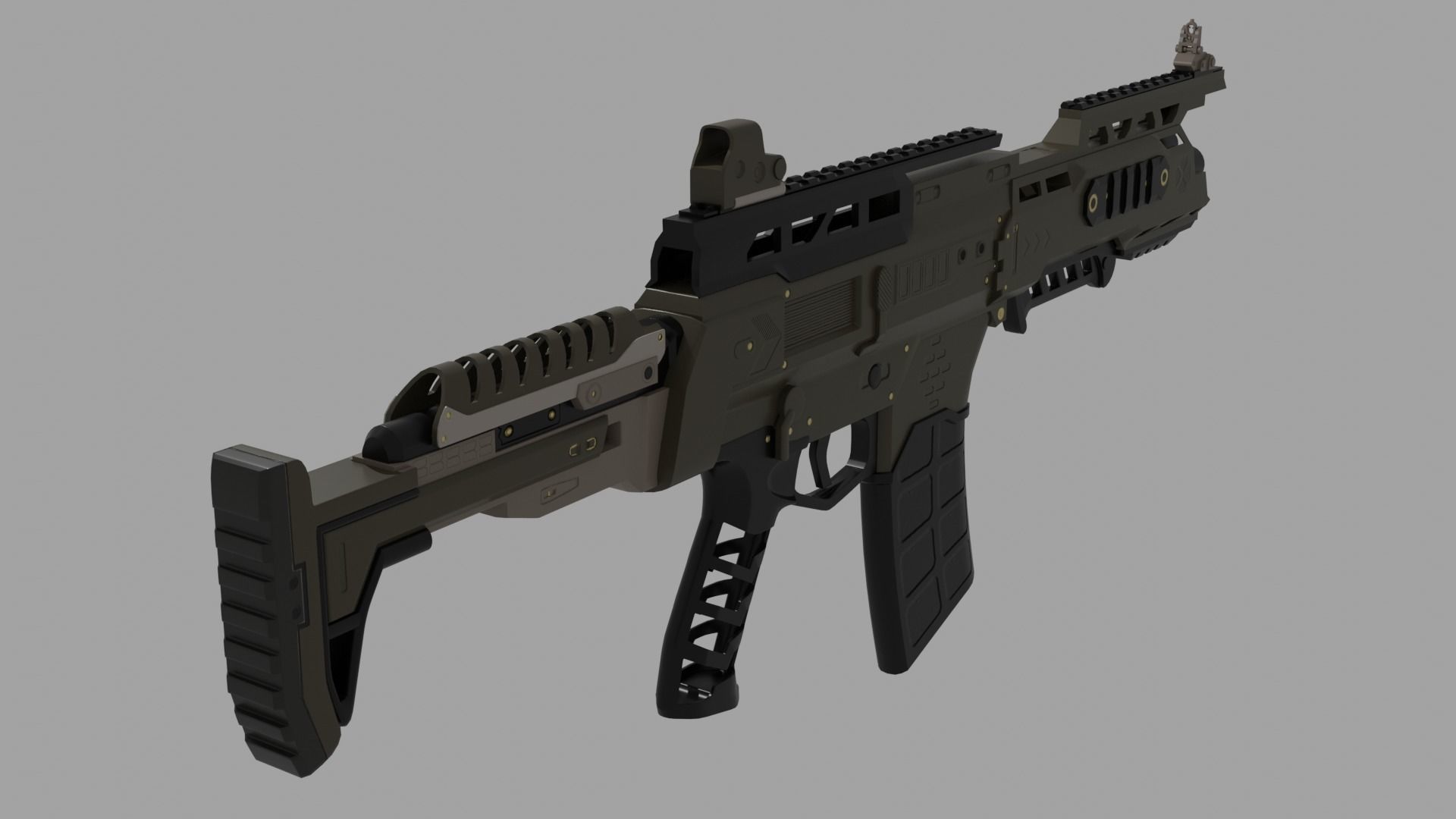 rifle gun 3D model | CGTrader