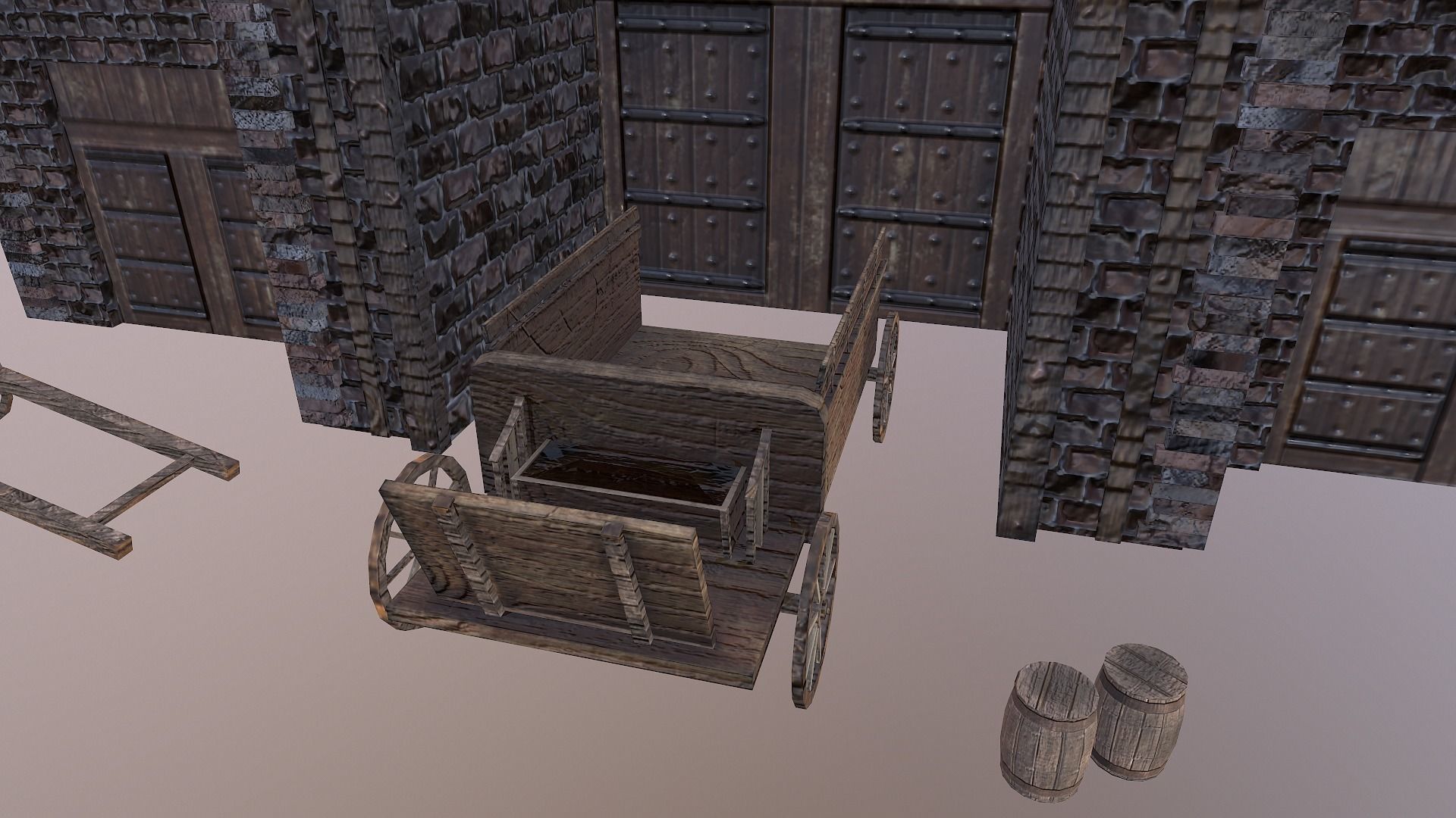 3D model Medieval Cargo Building VR / AR / low-poly | CGTrader
