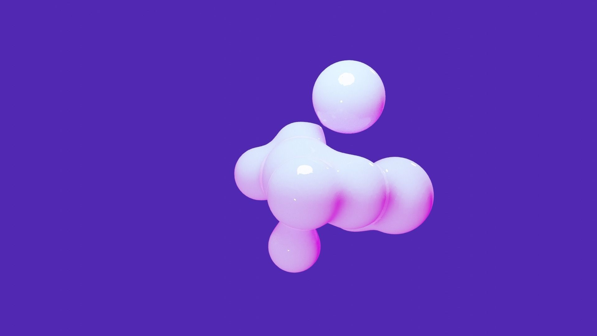 Merging Bubble Animation free 3D model animated | CGTrader