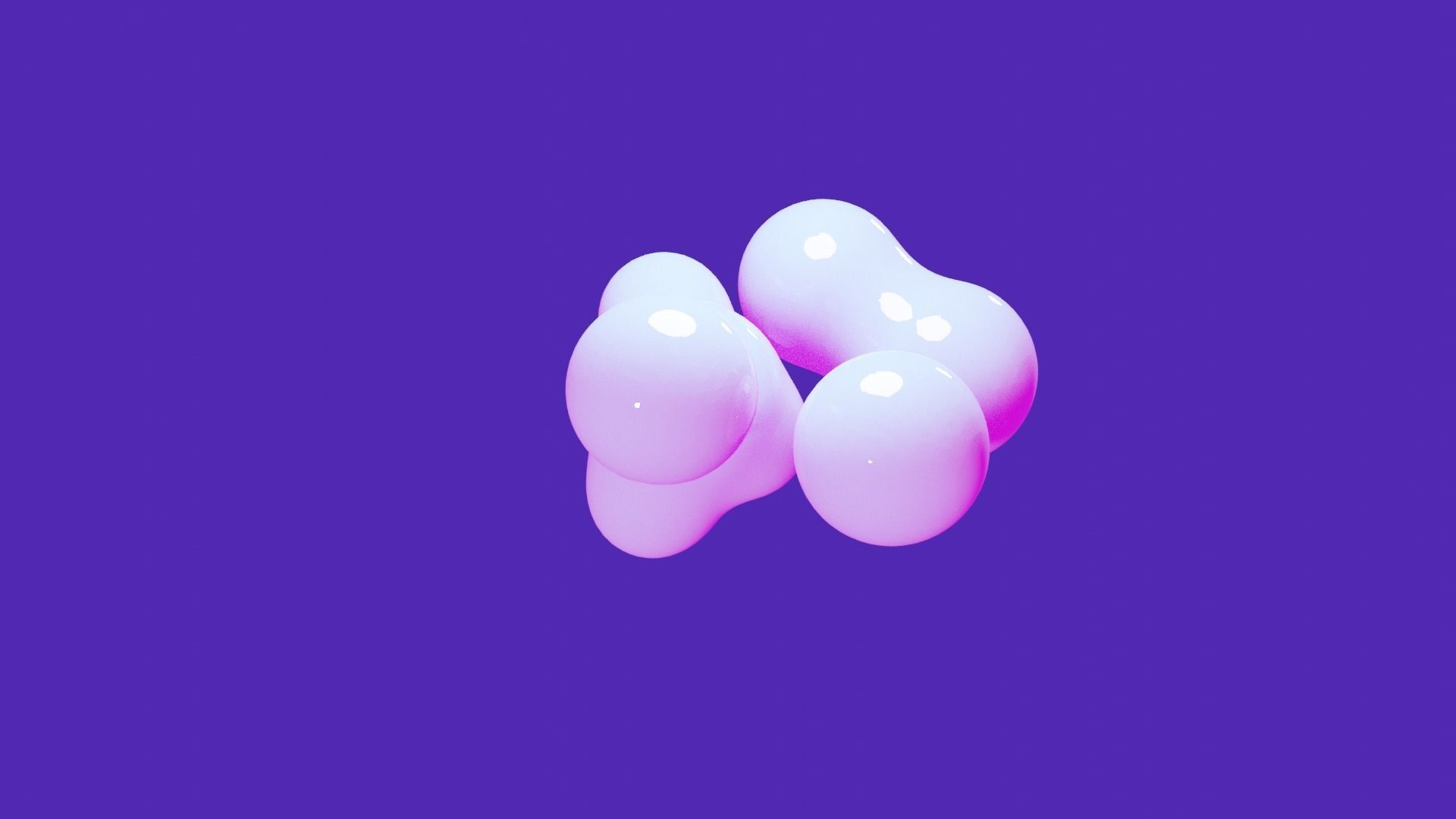 Merging Bubble Animation free 3D model animated | CGTrader