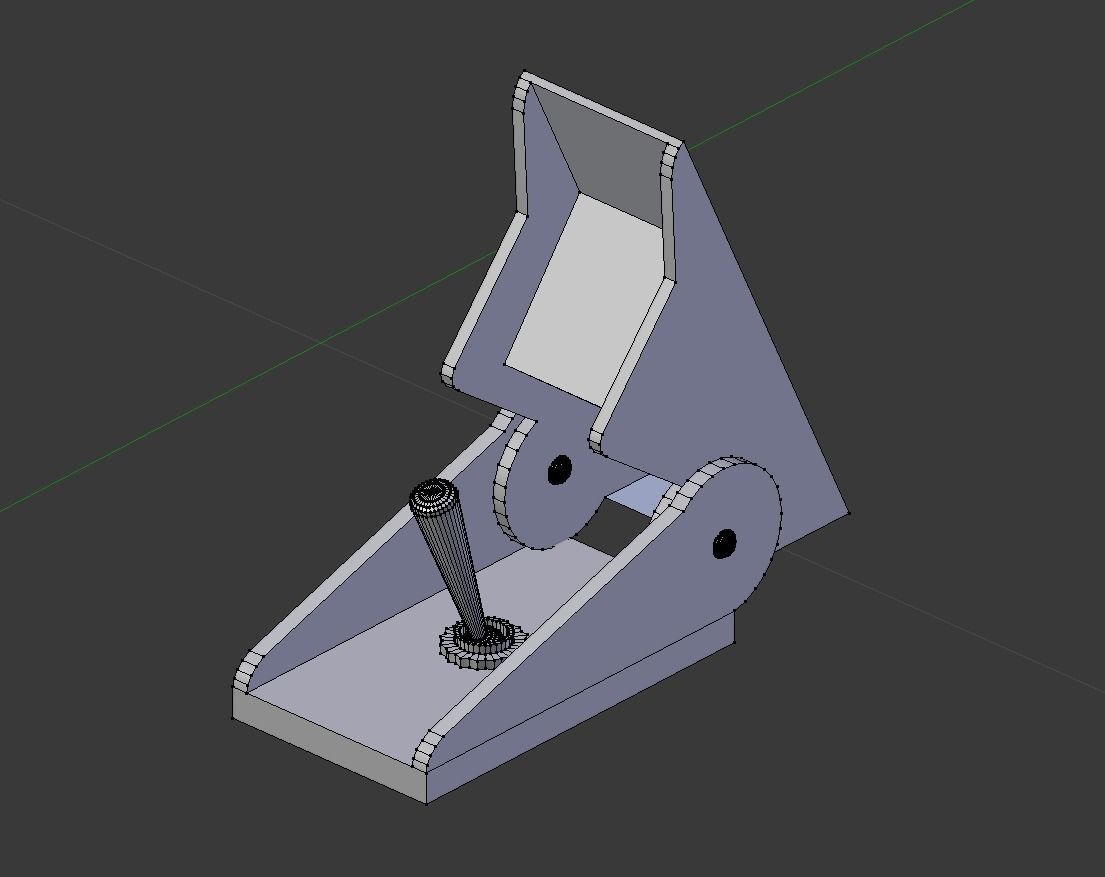 Controls buttons switch trim trigger paddle aircraft 3D model | CGTrader