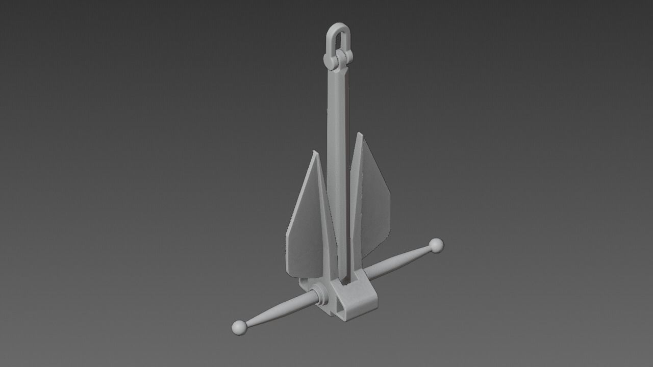 5 Ship Anchor Pack 01 3D model 3D printable | CGTrader