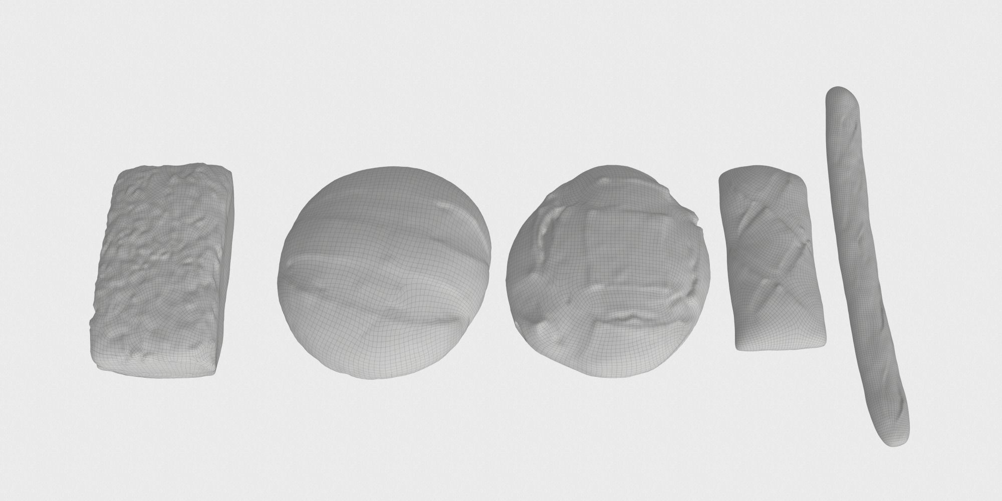 Bread BLENDER 3D Model Cycles 3D model | CGTrader