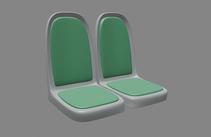 City Bus Seat 3D model 3D printable | CGTrader
