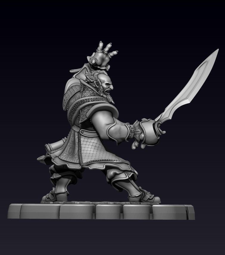 DOTA 2 KUNKKA 3D model 3D printable | CGTrader