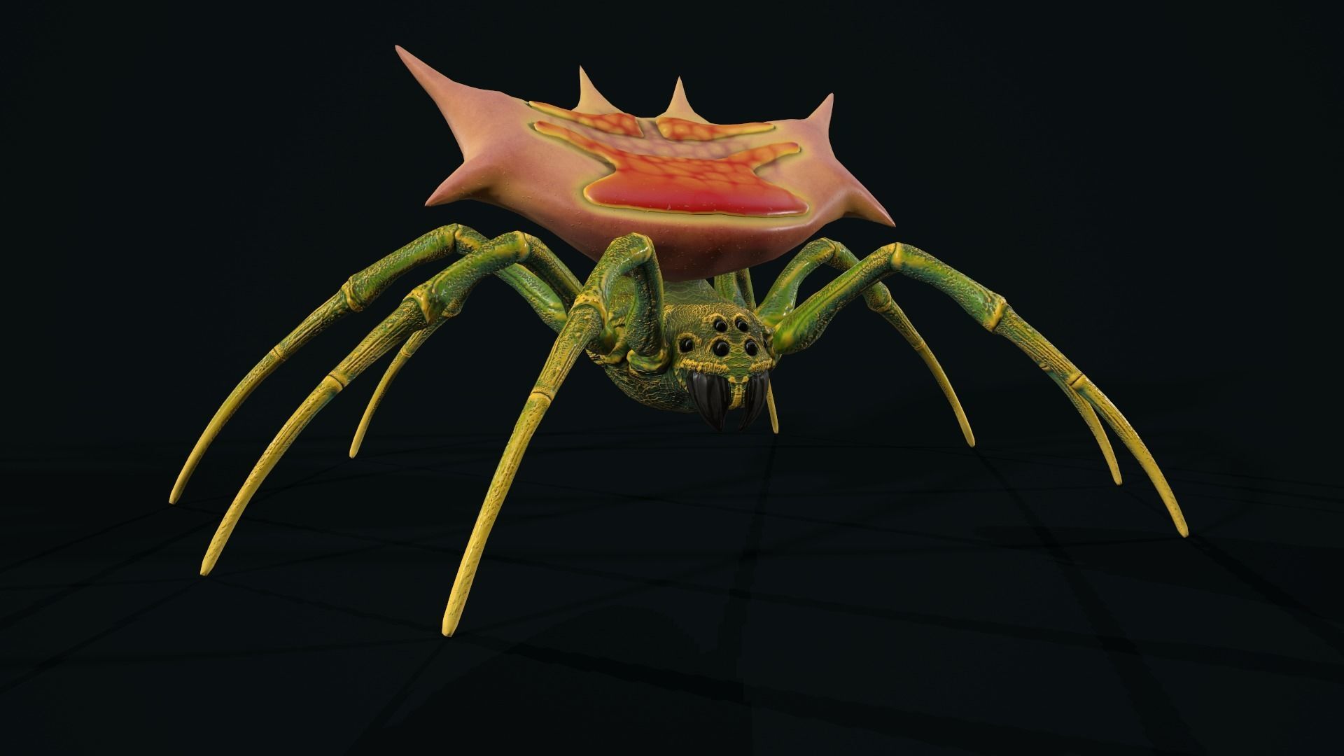3D model Small Spiders VR / AR / low-poly rigged animated | CGTrader