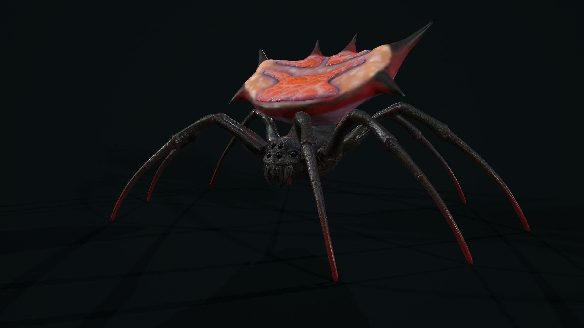 3D model Small Spiders VR / AR / low-poly rigged animated | CGTrader