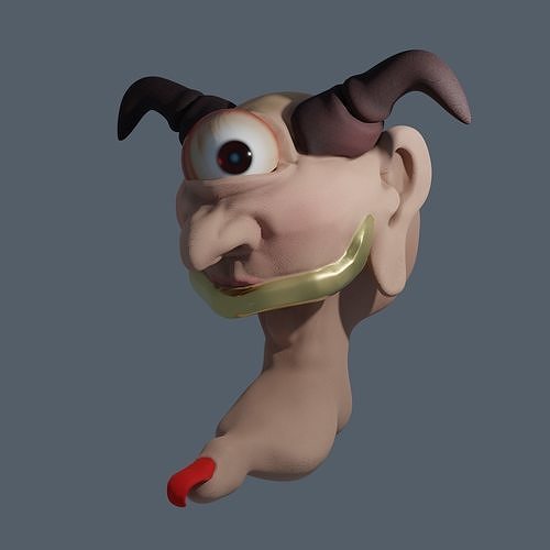 one eye one leg demon high poly 3D model | CGTrader