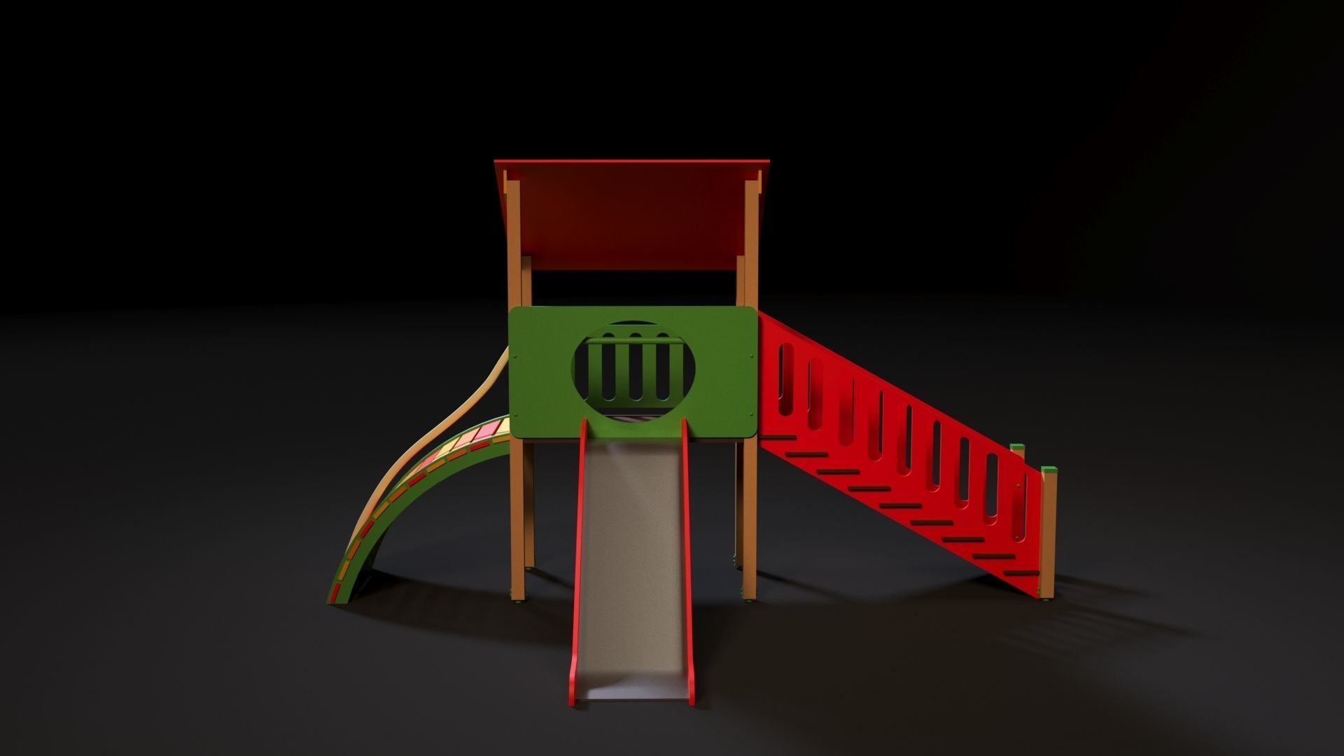 Children play complex 3D model | CGTrader