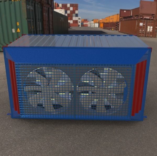 Container Granja de Mineros Crypto 3D model | CGTrader
