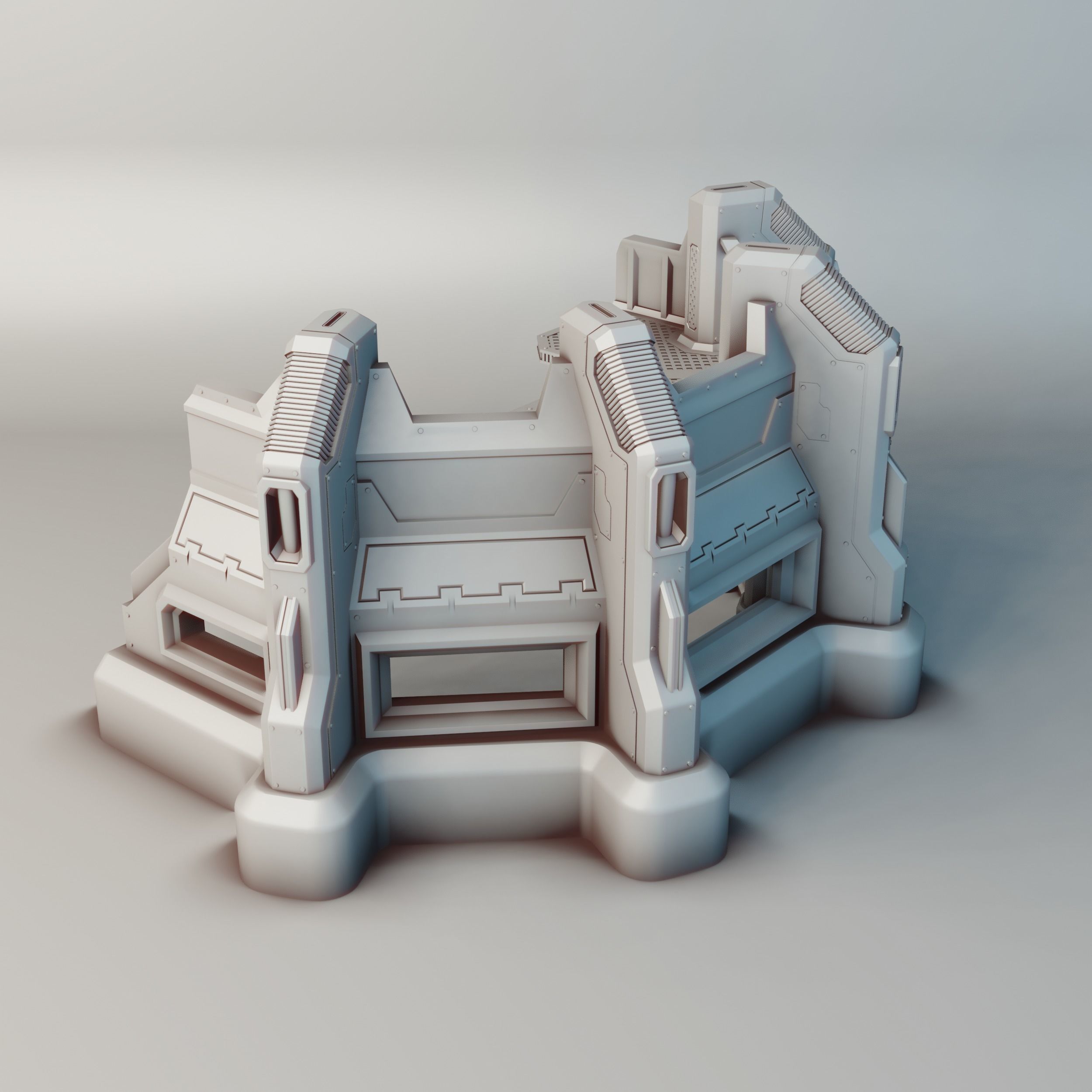 Heavy Infantry Bunker for Warhammer 40k 30k Star Wars 3D model 3D ...