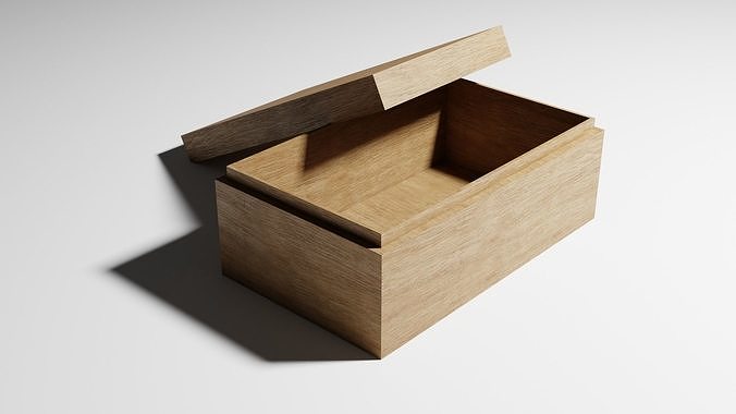 3D model Small Wood Box VR / AR / low-poly | CGTrader