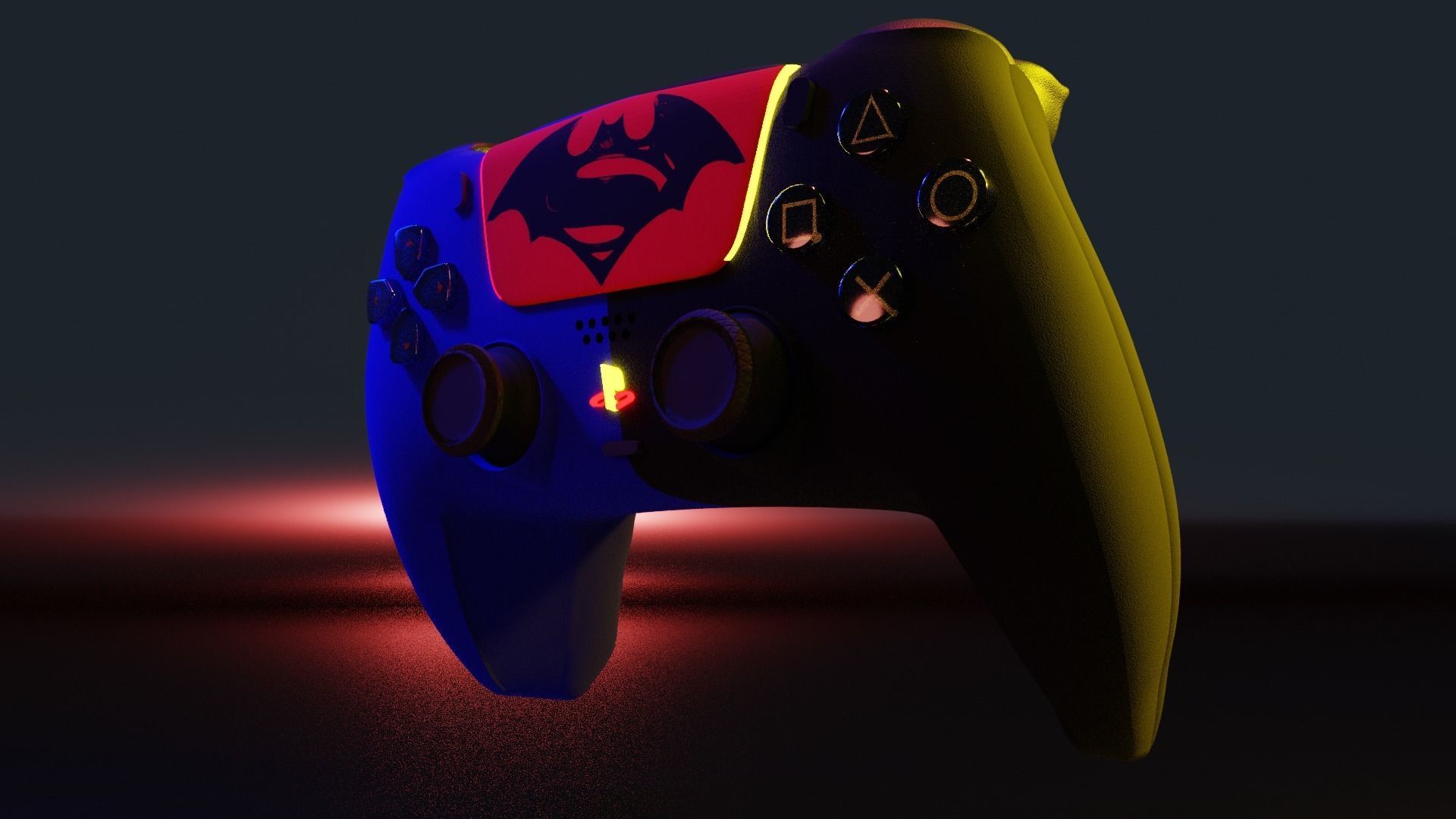 Dualsense ps5 controller - Batman or Superman 3D model | CGTrader