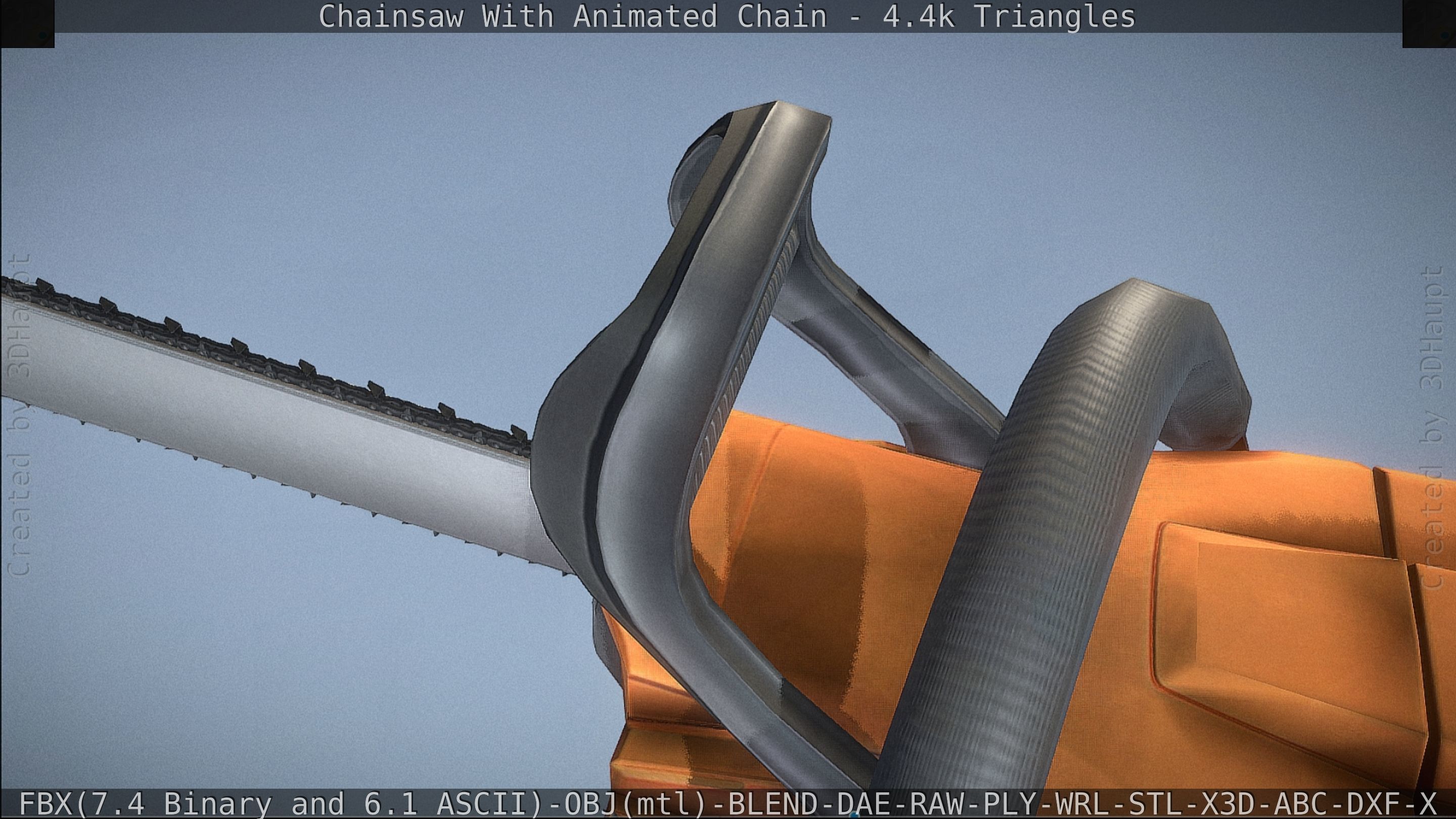 3D model Chainsaw Animated VR / AR / low-poly animated | CGTrader