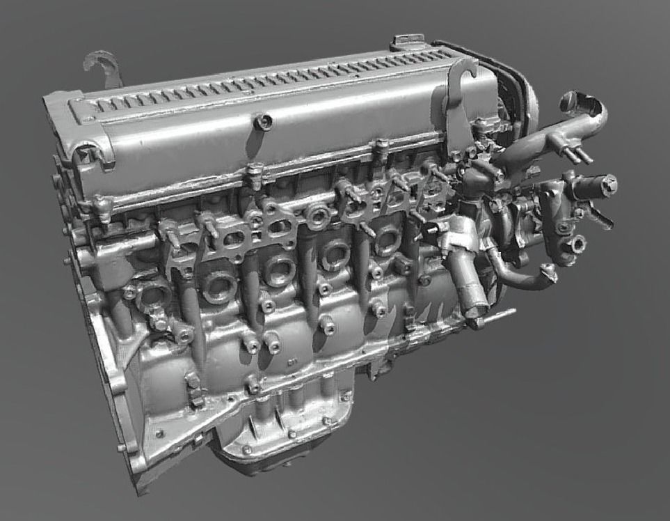 1jz engine 3D model rigged | CGTrader