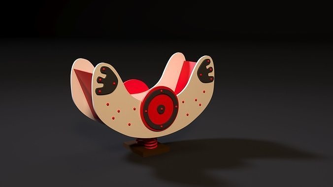 Barkas toy with eyes 3D model | CGTrader