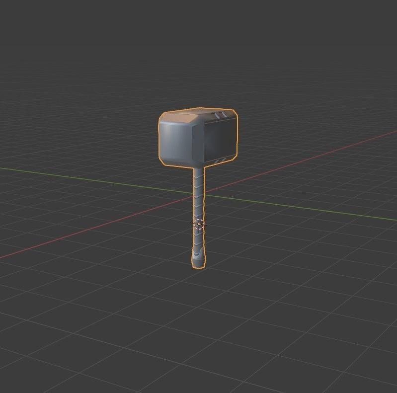 3D model Mjolnir-Thor VR / AR / low-poly | CGTrader