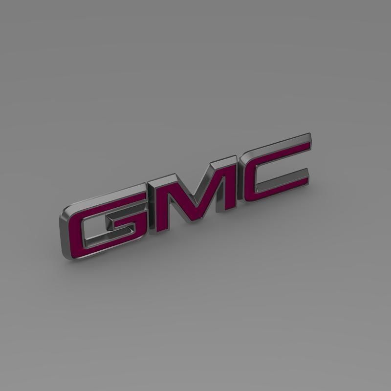 GMC logo 3D model | CGTrader