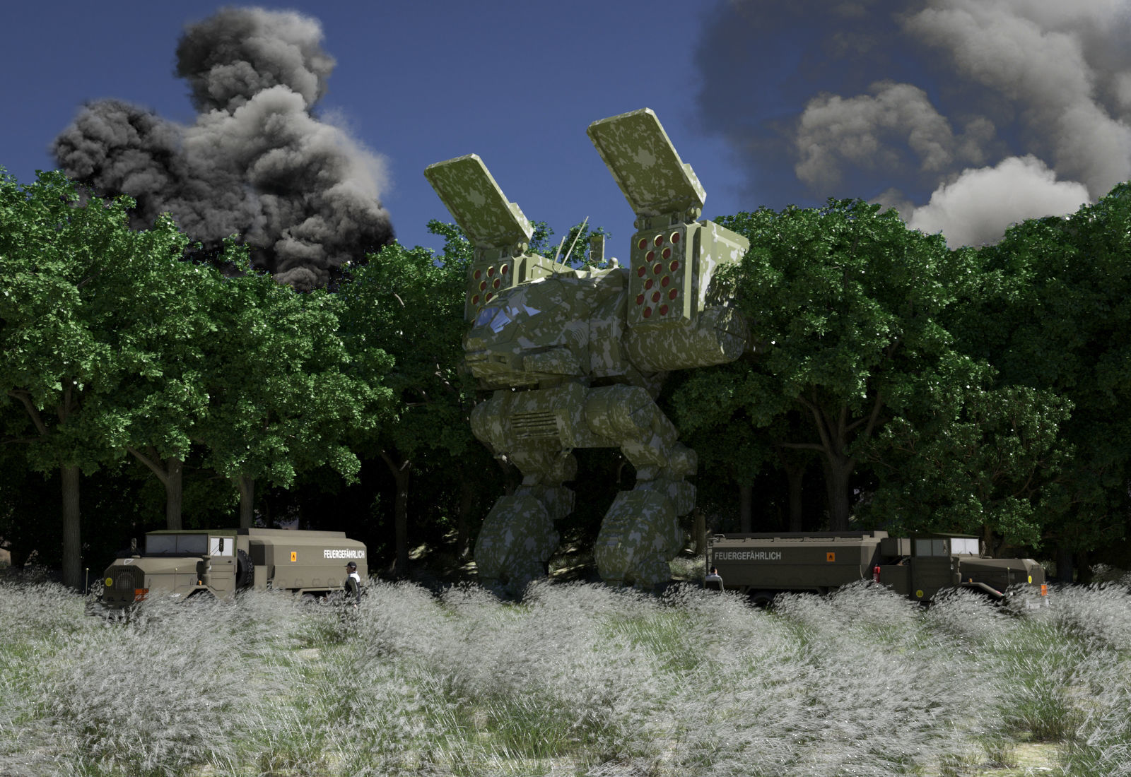 Mecha CPLT-C1 Catapult -- BattleTech MechWarrior Universe -- 3D model ...