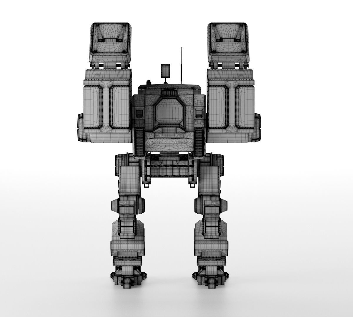 Mecha CPLT-C1 Catapult -- BattleTech MechWarrior Universe -- 3D model ...