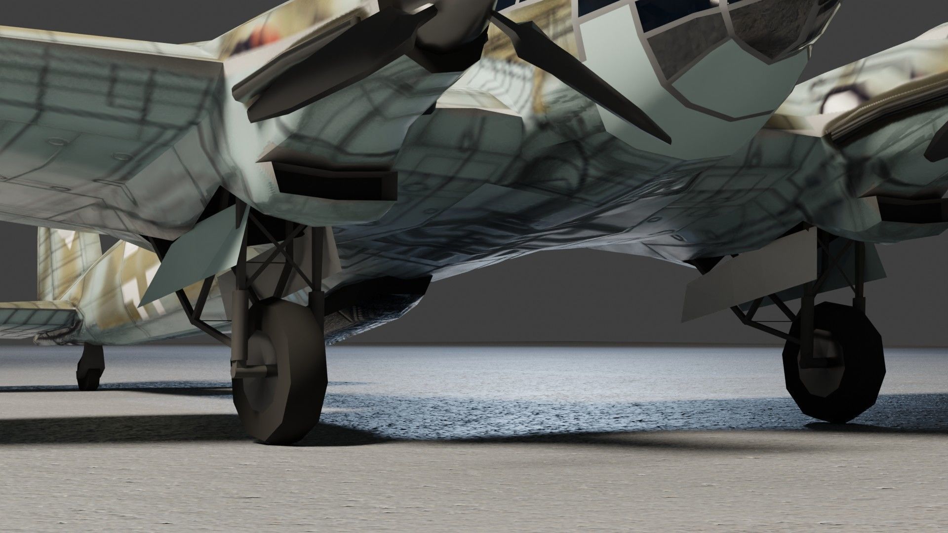3D model Heinkel He-111 WW2 bomber VR / AR / low-poly | CGTrader