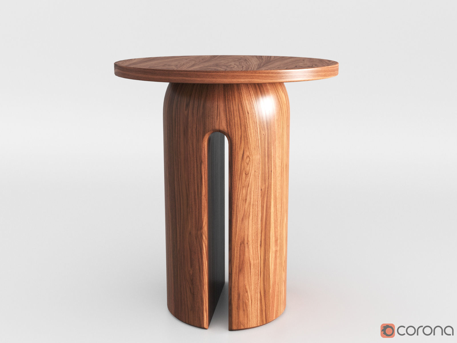 Oco Side Table By Jorge Arturo Ibarra 3D model | CGTrader