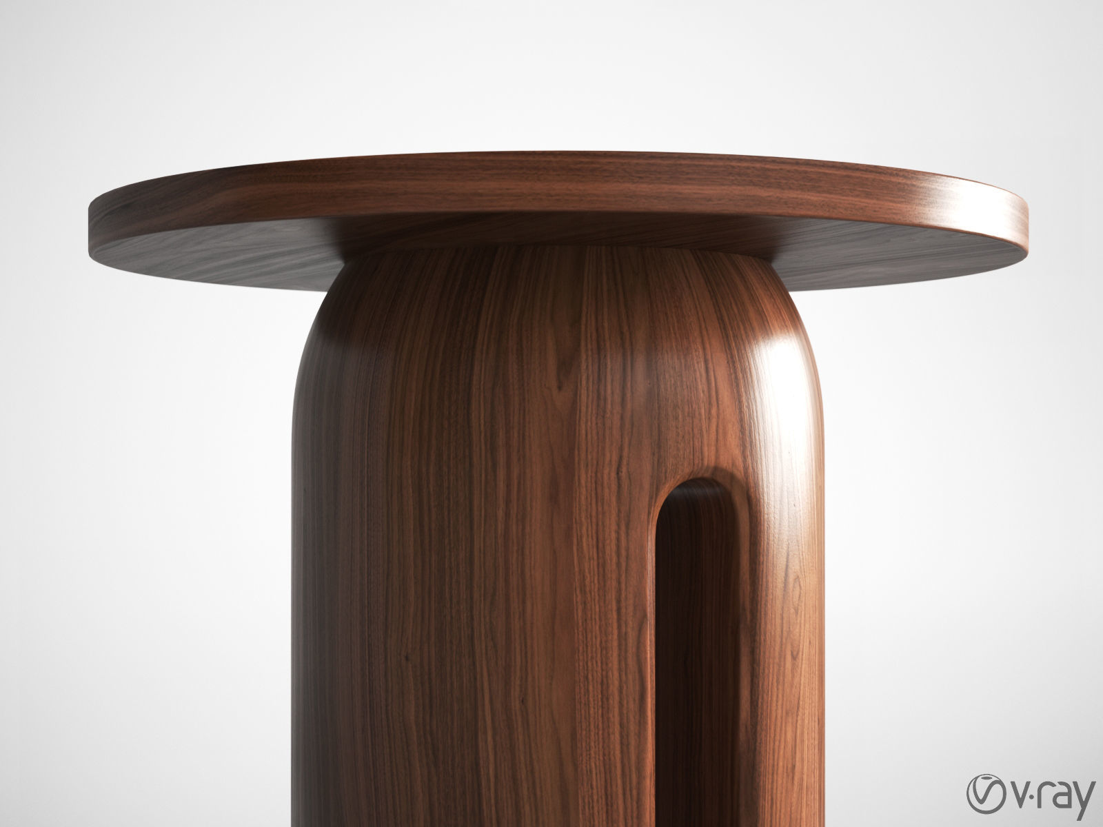 Oco Side Table By Jorge Arturo Ibarra 3D model | CGTrader