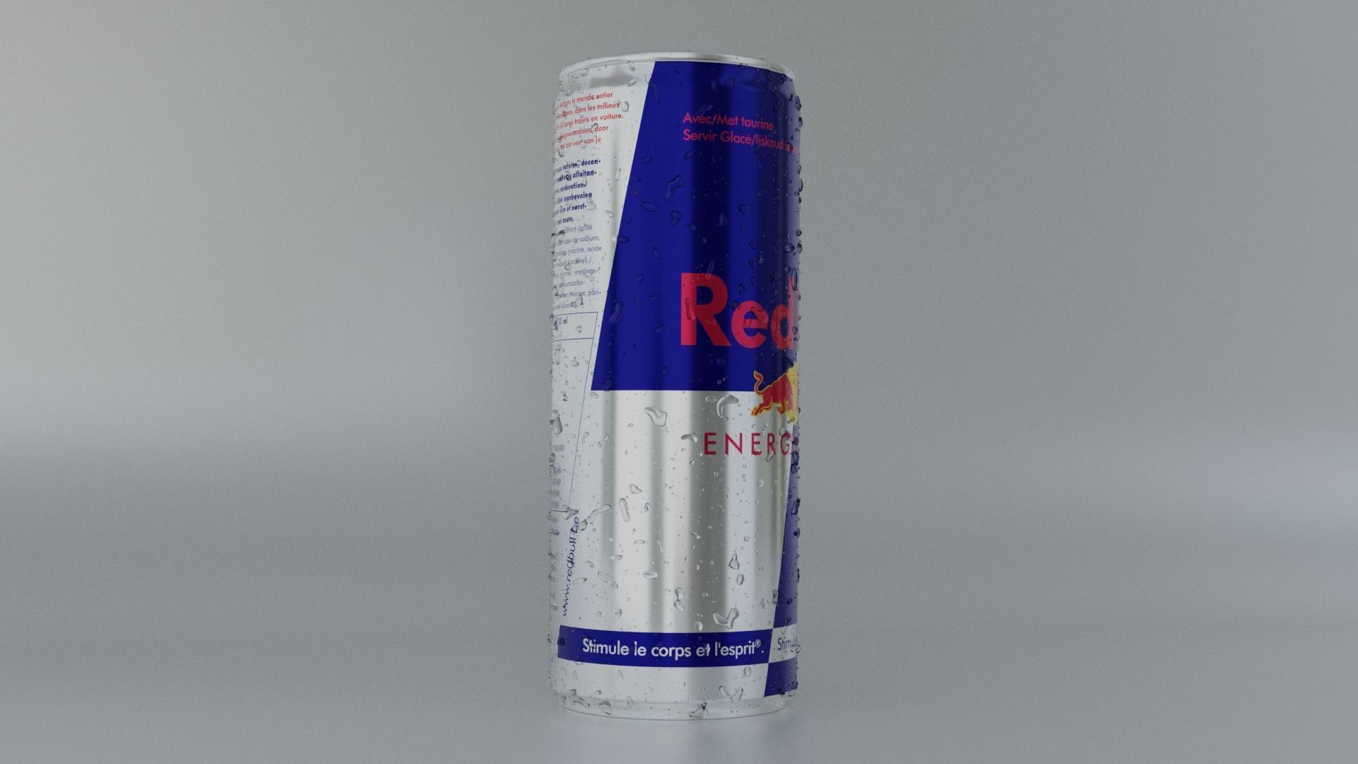 Red Bull Energy Drink 3D model | CGTrader