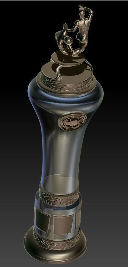 Russian Premier League Trophy 2015-2016 3D model 3D printable | CGTrader
