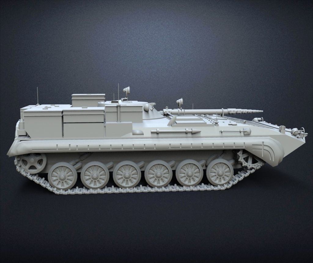 Infantry fighting vehicle BMP-1 3D model 3D printable | CGTrader