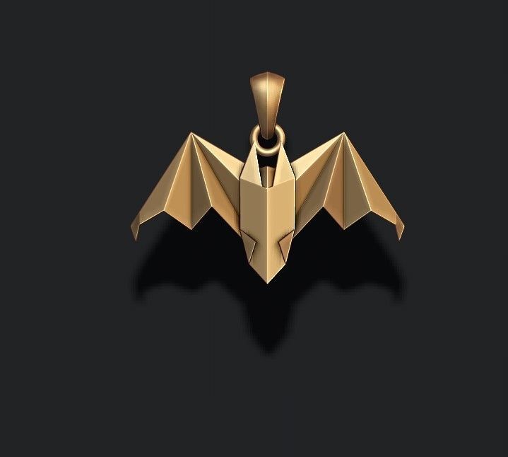 low poly ship camel lion parrot bat dove bull pendants pack 3D model 3D ...