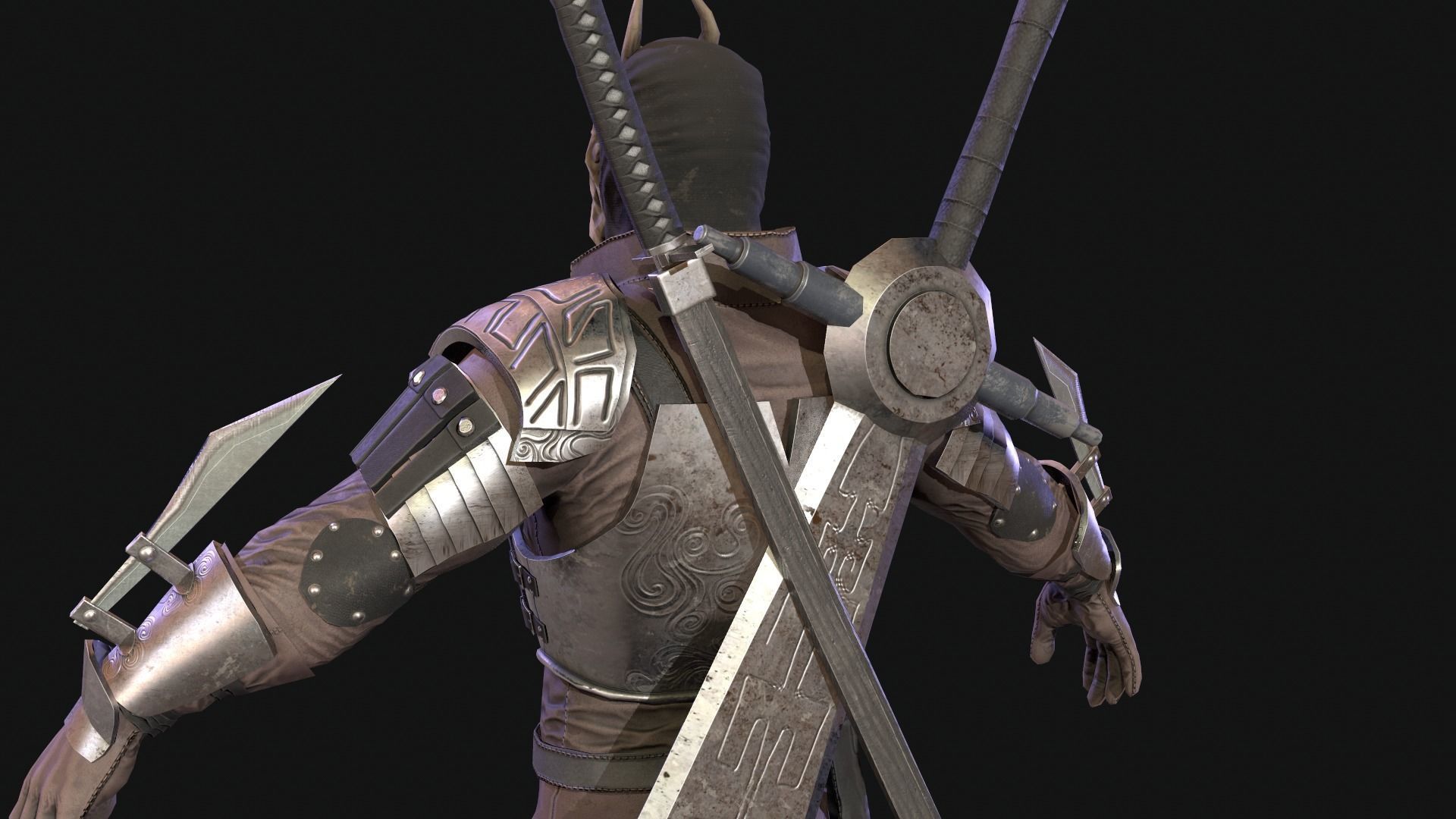 3D model Human Warrior VR / AR / low-poly | CGTrader