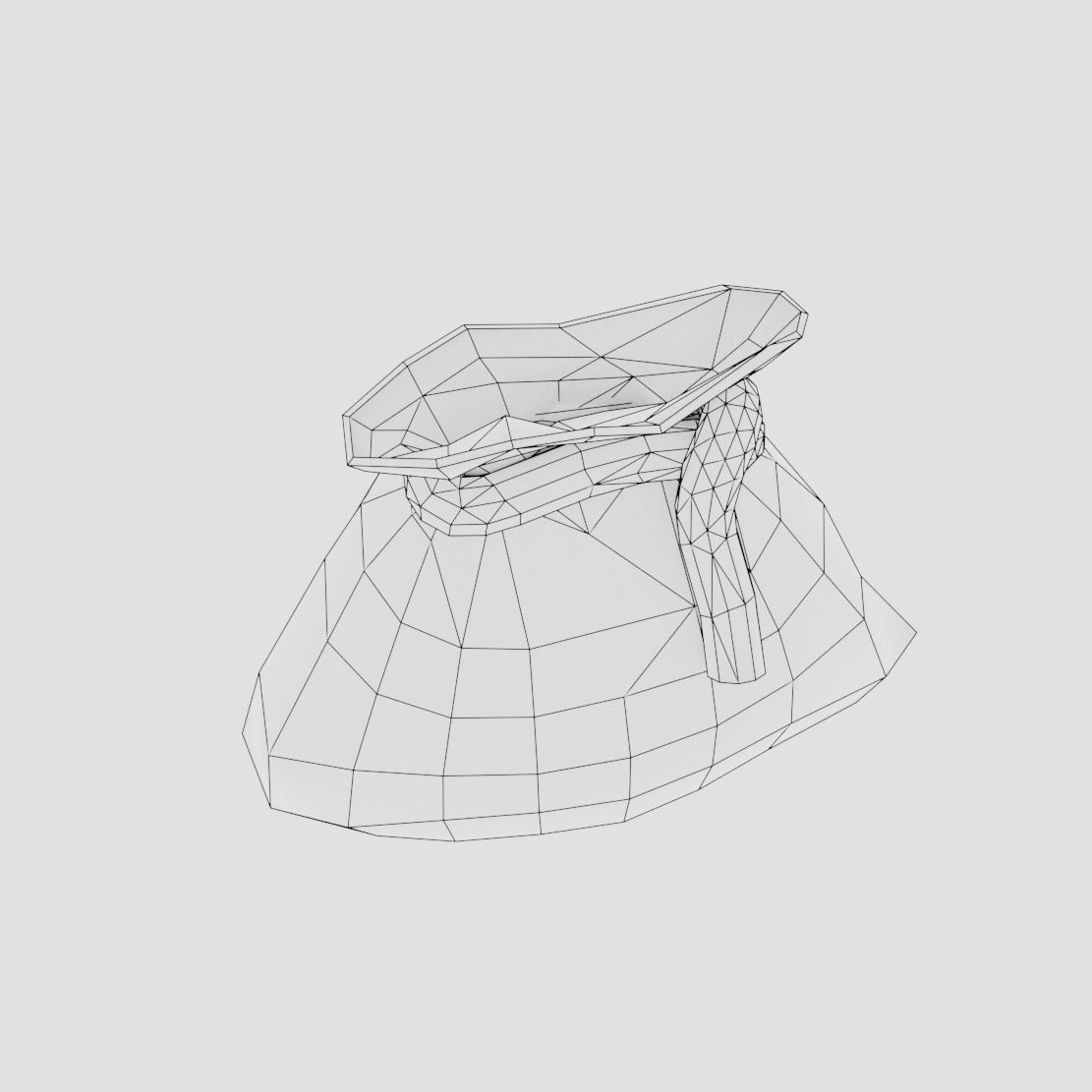 3D model Low Poly Stylized Bag VR / AR / low-poly | CGTrader