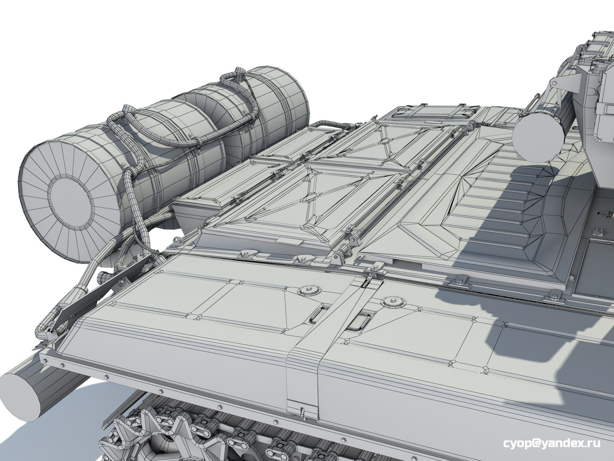 T-72B3 Modern russian main battle tank 4 in 1 3D model | CGTrader