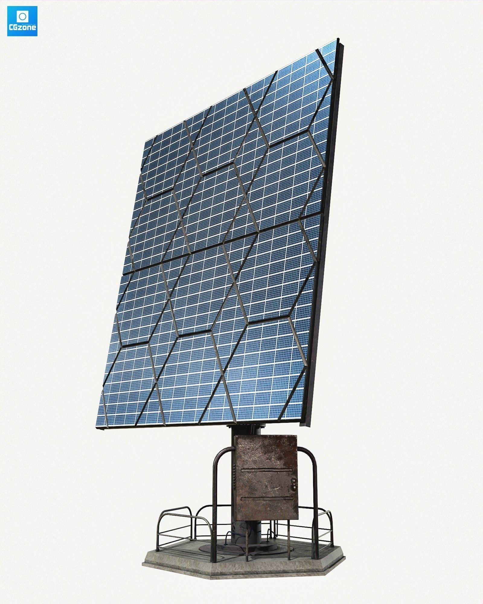 3D model Solar panel VR / AR / low-poly | CGTrader