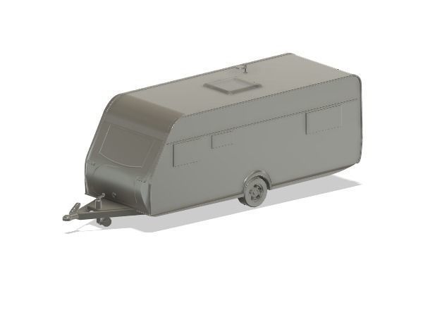 3d printable caravan - Hi poly 3D model 3D printable | CGTrader