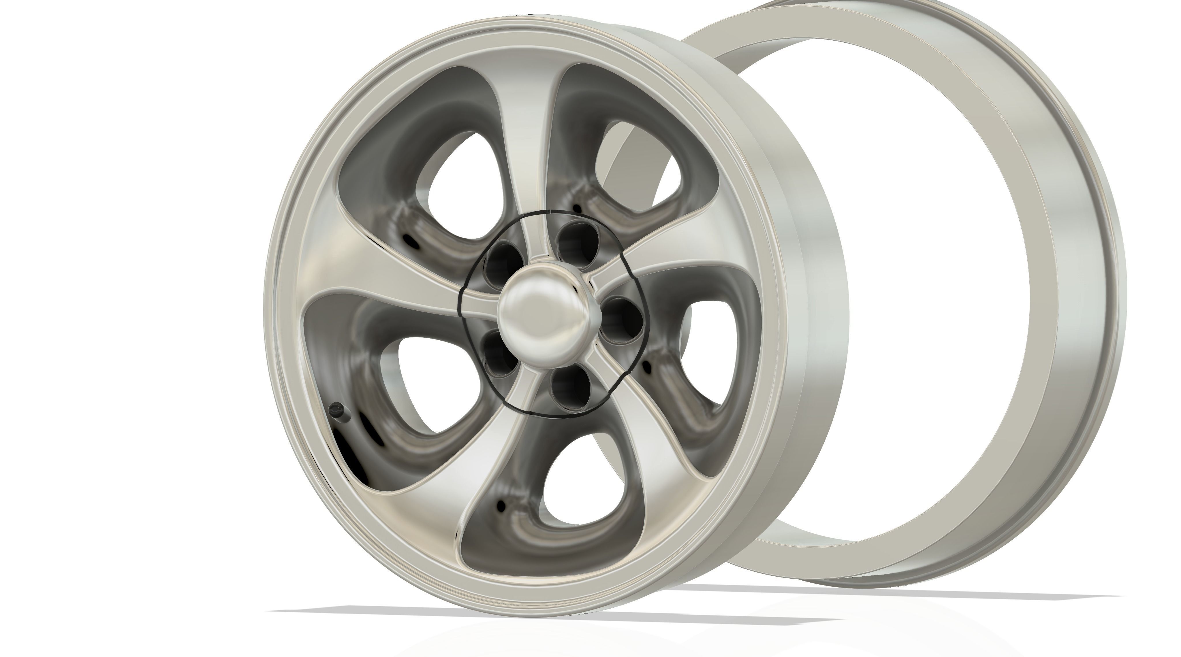 3d printable Chevy wheel 3D model 3D printable | CGTrader