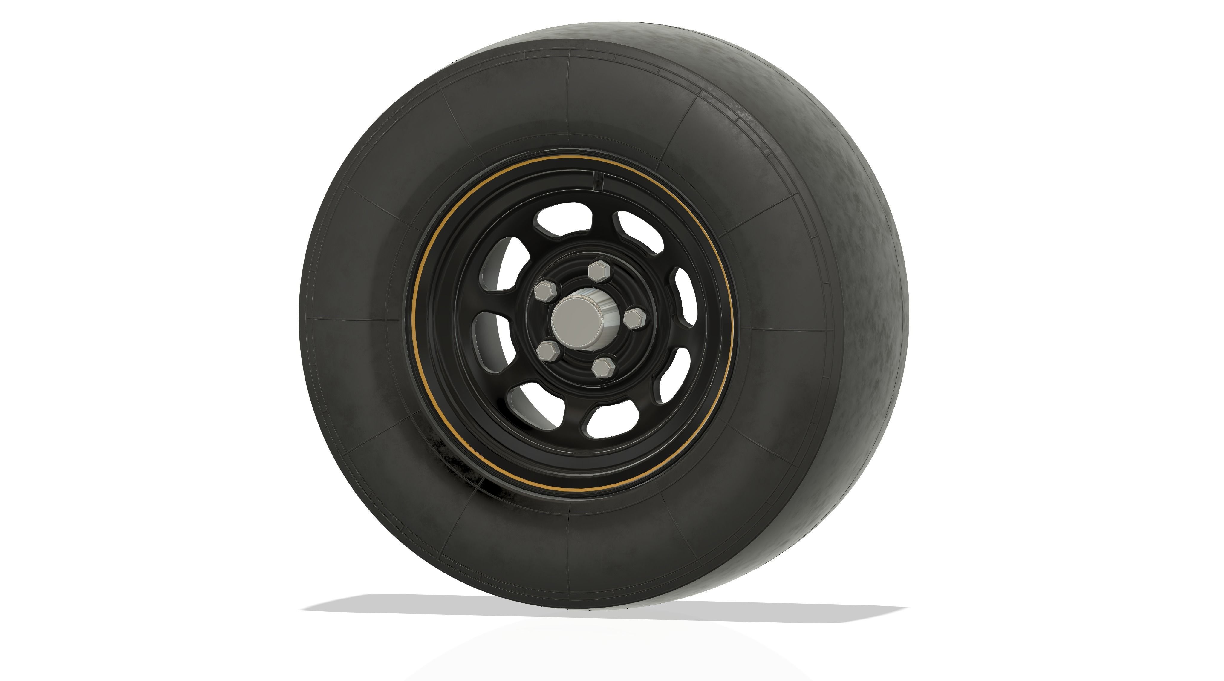 3d printable modern Nascar wheel 3D model 3D printable | CGTrader