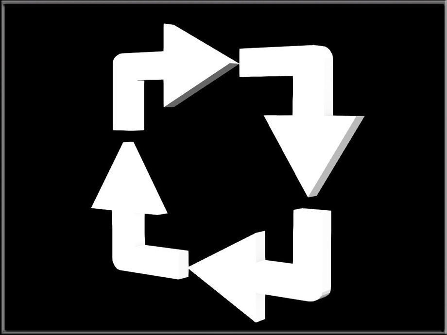 3D model Four rotating arrows square VR / AR / low-poly | CGTrader