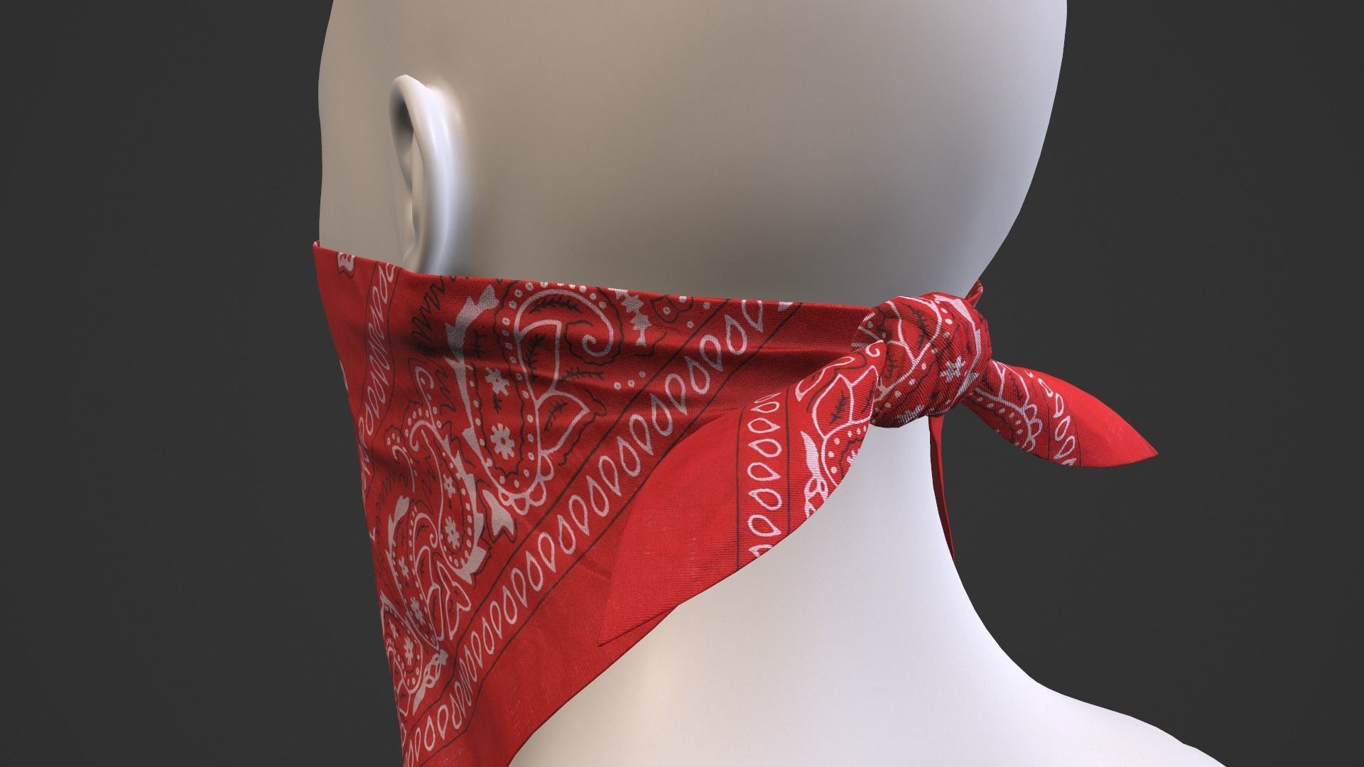 3D Model Collection Bandanas pack VR / AR / low-poly | CGTrader