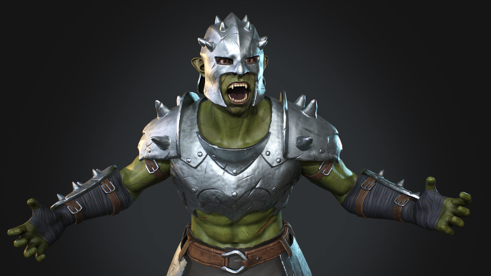 3D model Orc 01 VR / AR / low-poly rigged | CGTrader