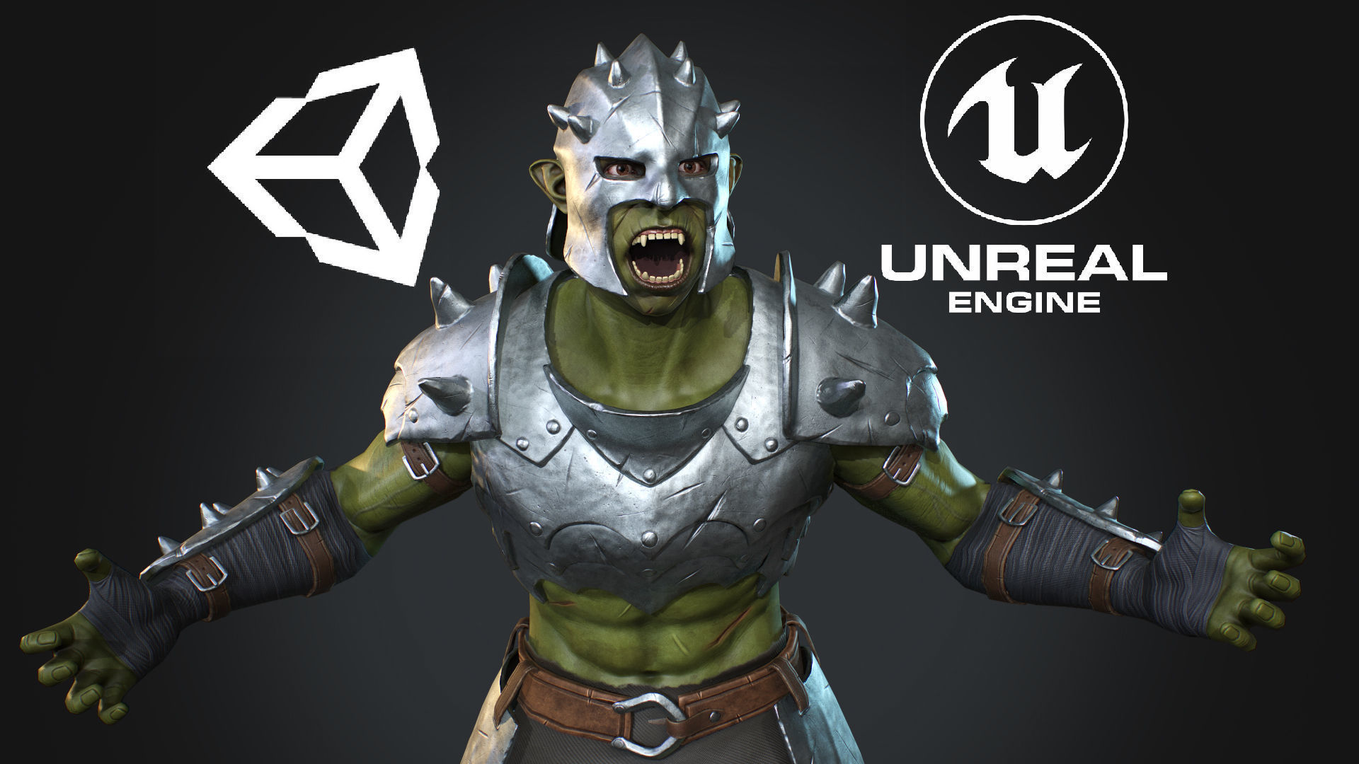 3D model Orc 01 VR / AR / low-poly rigged | CGTrader