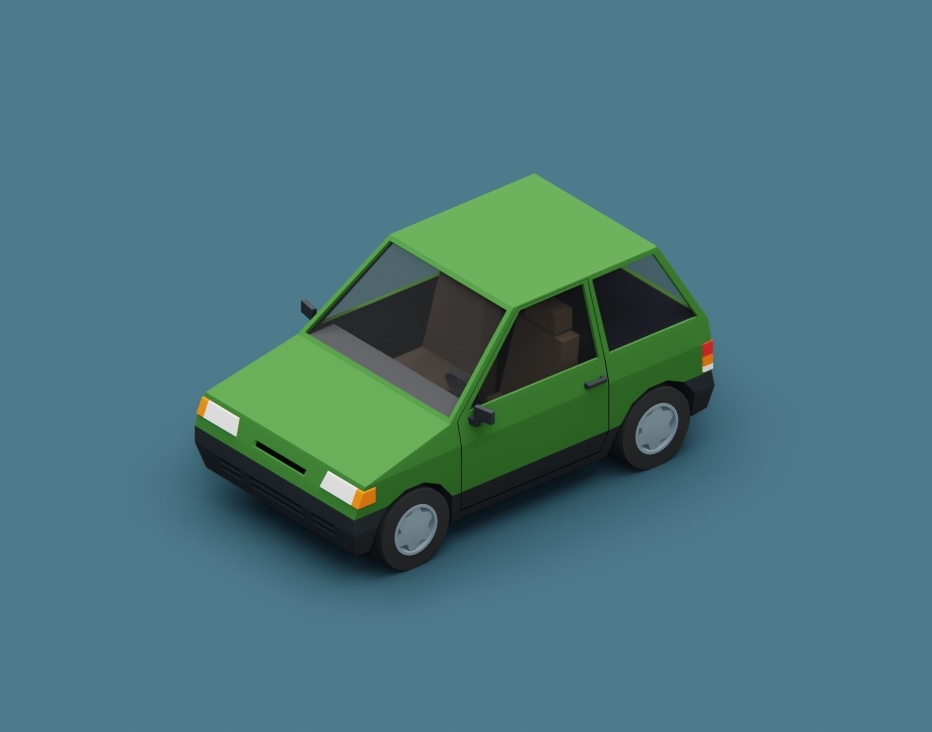 Stylized Cartoon Car Free free VR / AR / low-poly 3D model | CGTrader