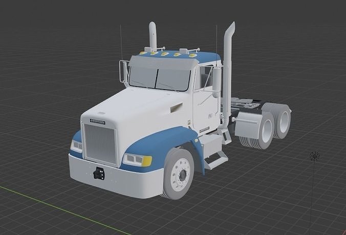 1997 Freightliner FLD 120 Day Cab 3D model 3D printable | CGTrader