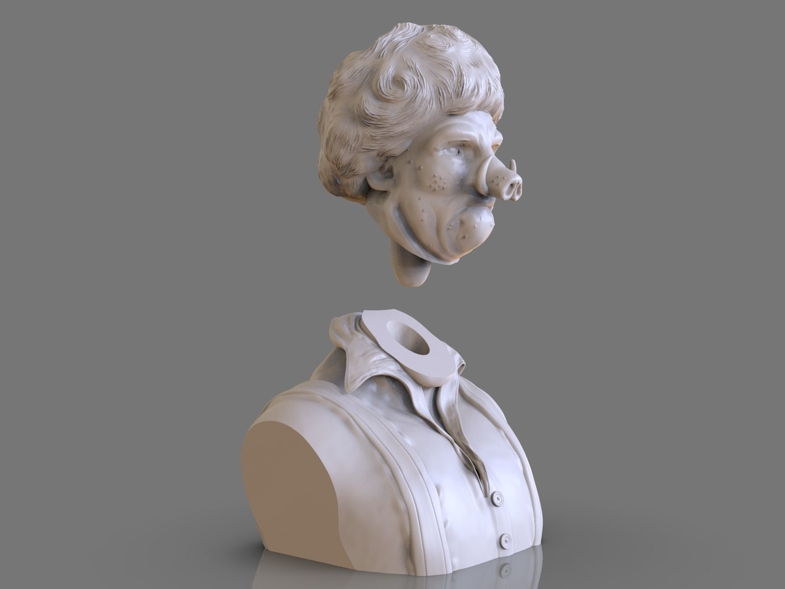 Wookalar Bust 3D model 3D printable | CGTrader