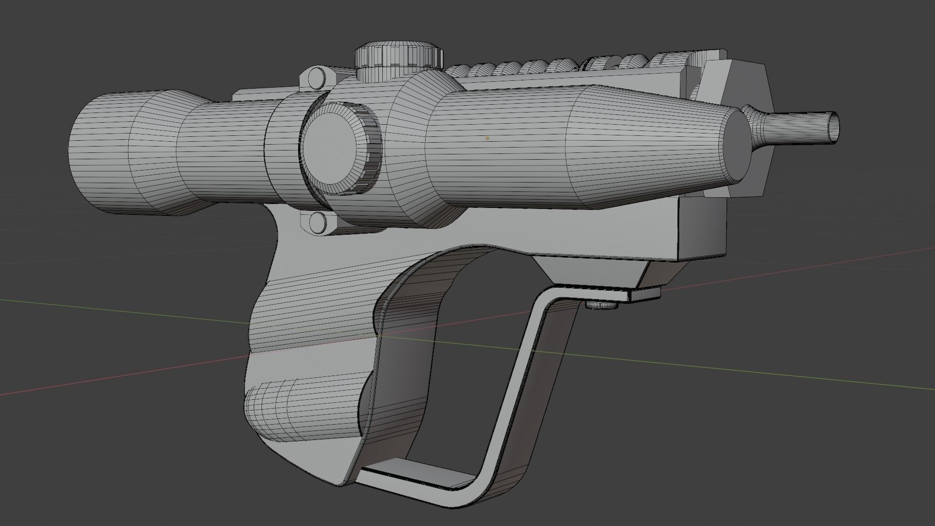 EC-17 Hold-Out Blaster Pistol 3D model | CGTrader