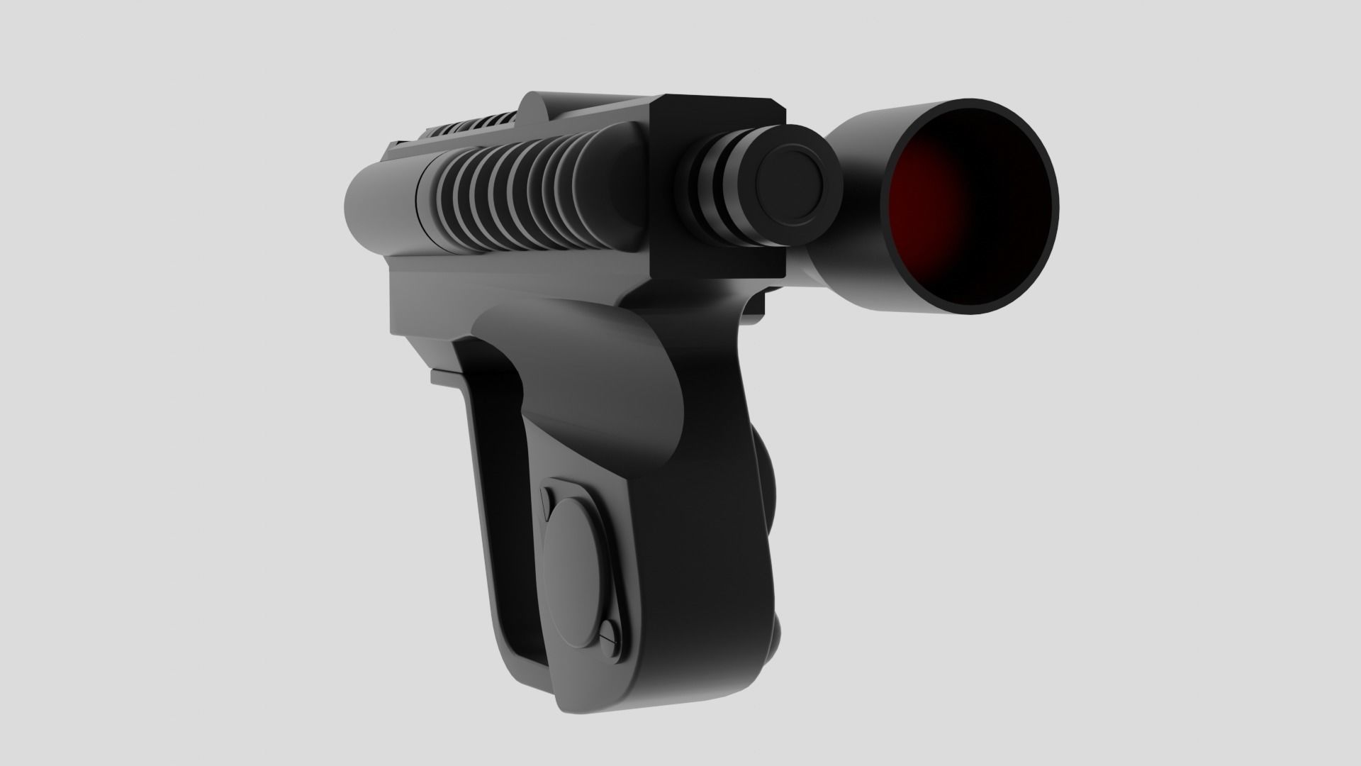 EC-17 Hold-Out Blaster Pistol 3D model | CGTrader