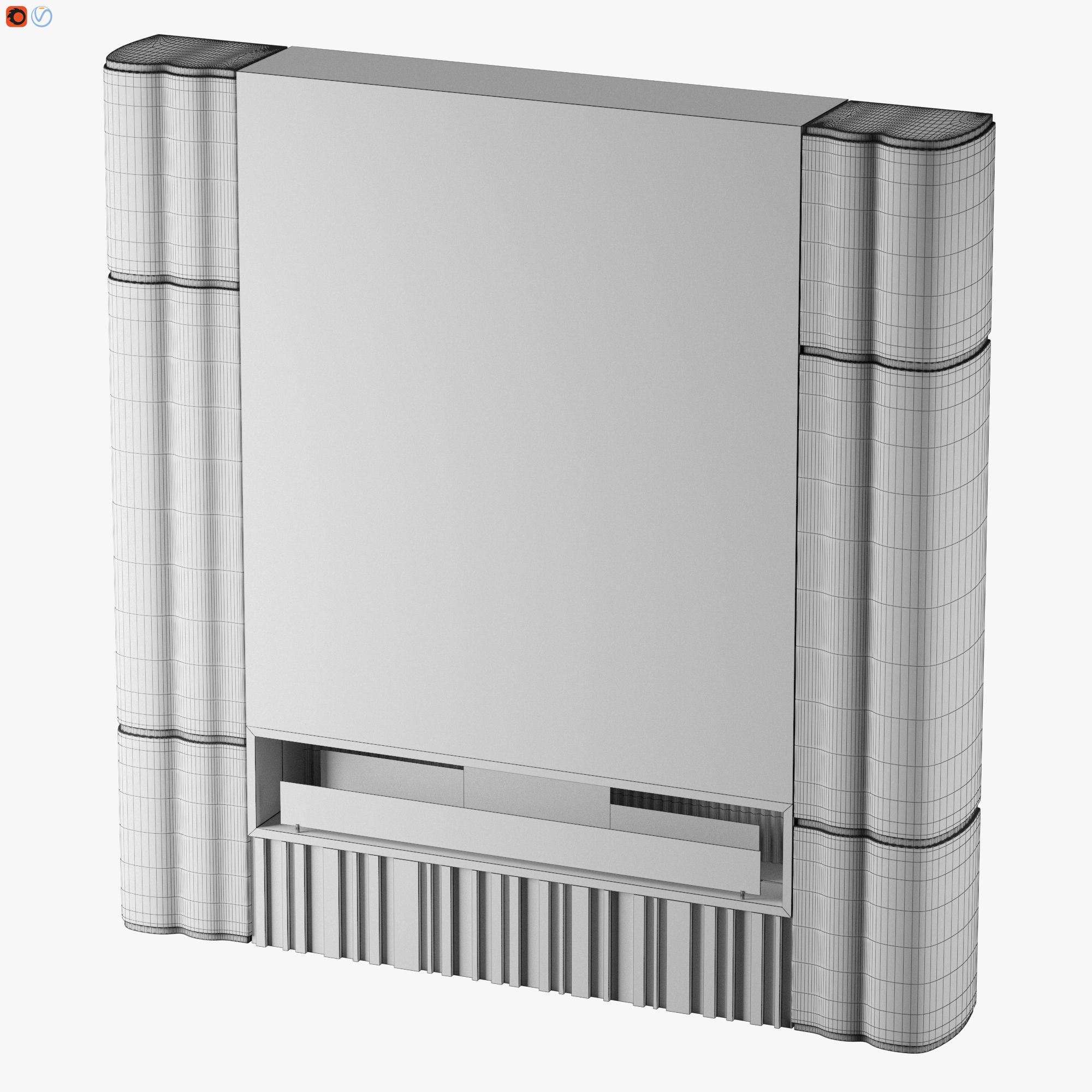 Wall unit - Persephone 3D model | CGTrader