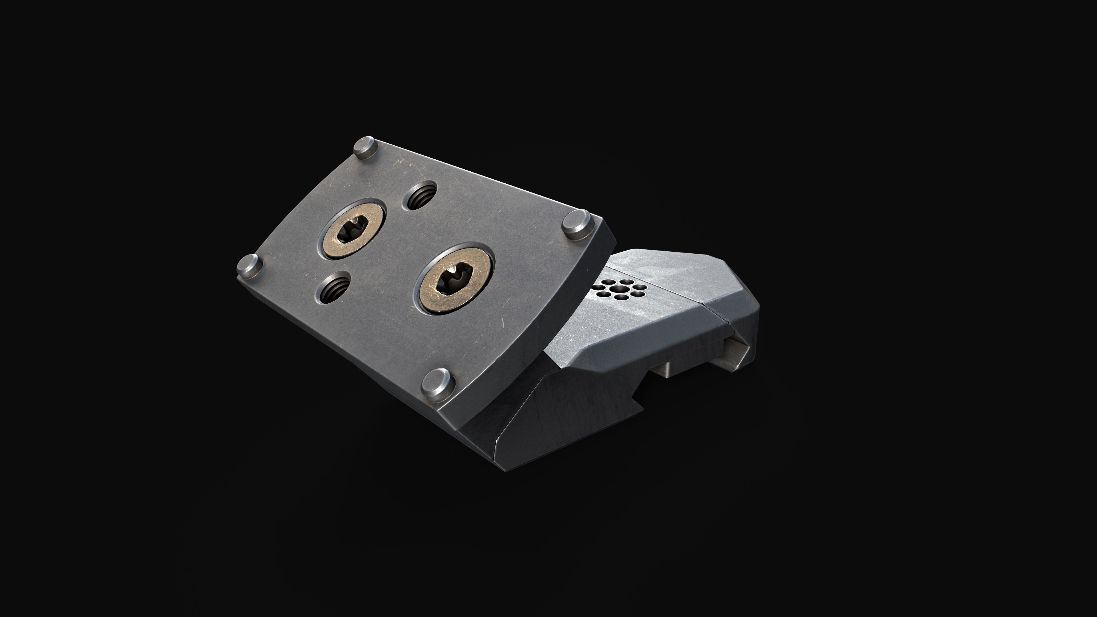 Arisaka Offset Optic Mount free VR / AR / low-poly 3D model | CGTrader