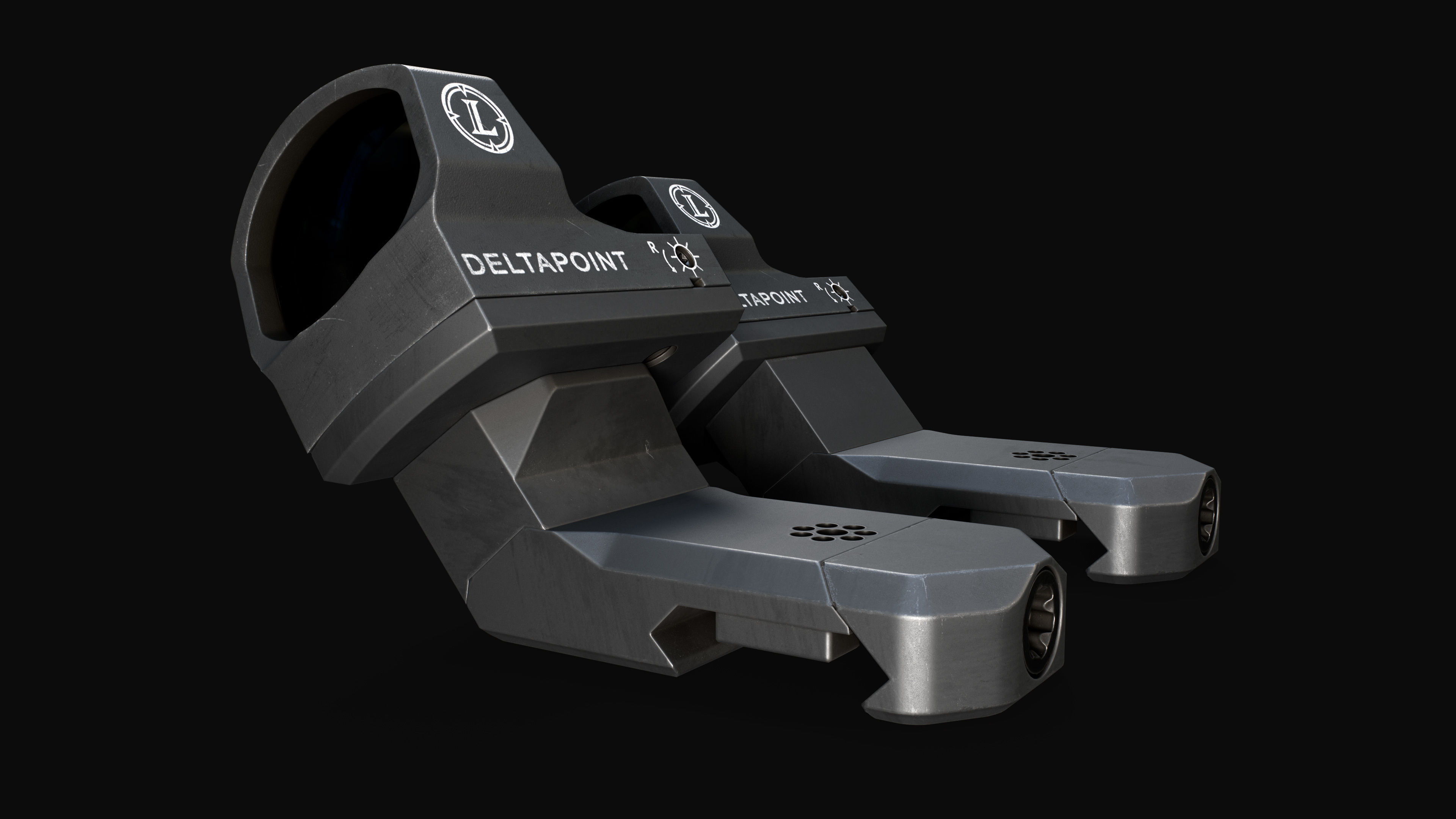 Arisaka Offset Optic Mount free VR / AR / low-poly 3D model | CGTrader